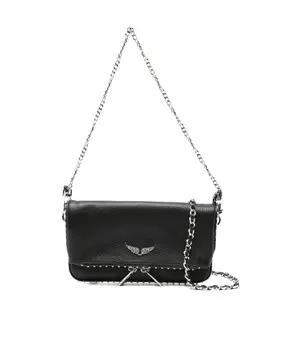 Zadig&Voltaire Rockstuds Shoulder Bag - Black