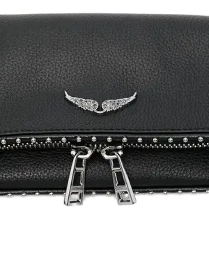 Zadig&Voltaire Rockstuds Shoulder Bag - Black