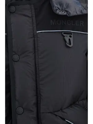 Moncler Albiez Short Quilted Jacket - Black