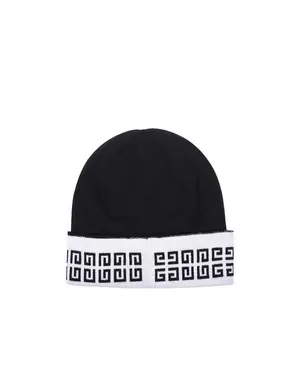 Givenchy Logo Beanie - Black