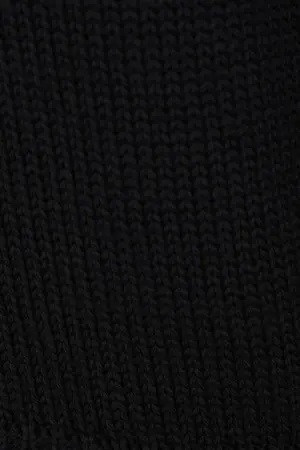 ROBERTO COLLINA Crew Neck Merino Wool Sweater - Black