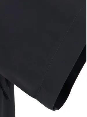 Saint Laurent High Neck Wide-sleeved Blouse
