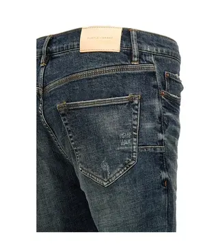 PURPLE BRAND Flare Jeans With Distressed Details