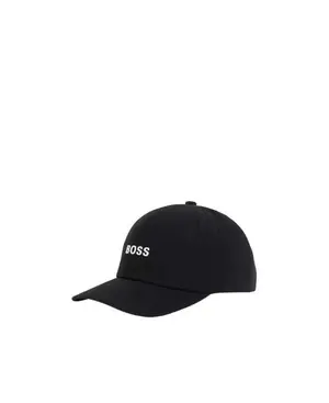 Hugo Boss Logo Letter Baseball Cap - Black