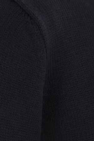 ROBERTO COLLINA Merino Wool Crew-neck Sweater - Black
