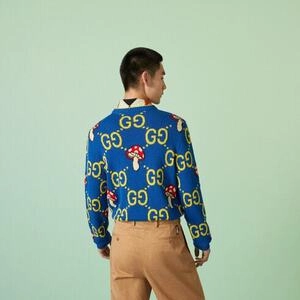 Gucci Double G Crew-neck Wool Jumper