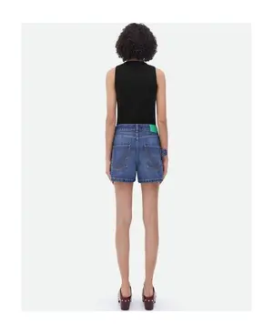 Bottega Veneta Medium Washed Denim Shorts