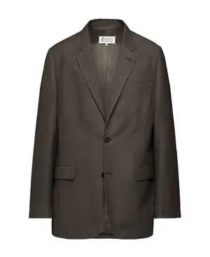MAISON MARGIELA Single-breasted Tailored Blazer - Black