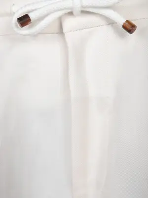 Brunello Cucinelli Drawstring Tapered Leg Trousers - No