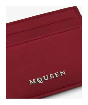 Alexander McQueen Sling Logo Plaque Card Holder