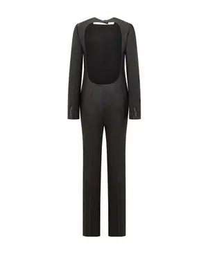 COURREGES Courrèges Embroidered Logo Long-sleeved Jumpsuit