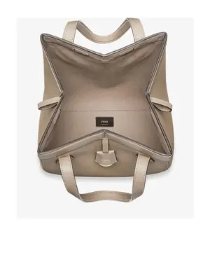 Fendi Origami Medium Tote Bag - Gray