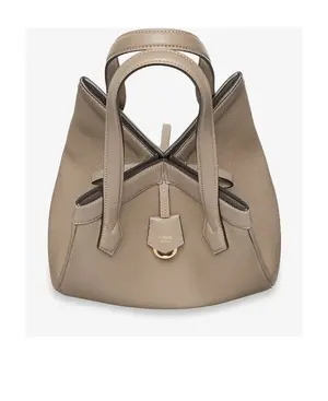 Fendi Origami Medium Tote Bag - Gray