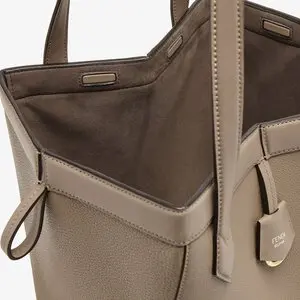Fendi Origami Medium Tote Bag - Gray