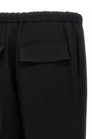 JIL SANDER Elastic-waist Wool Trousers