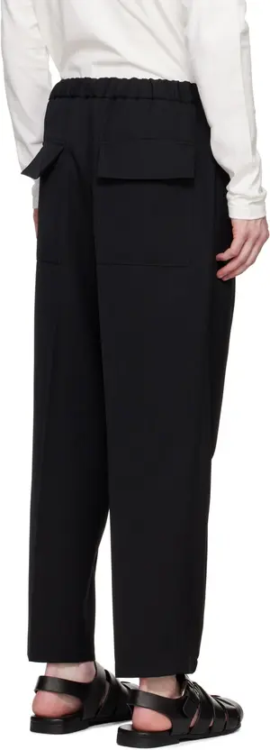 JIL SANDER Elastic-waist Wool Trousers