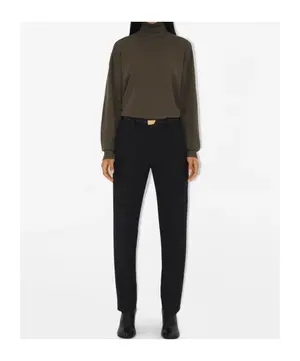 Burberry Equestrian Knight Motif Roll-neck Jumper
