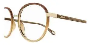 Chloé Round Frame Glasses - Brown