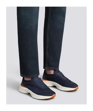 Santoni Bounce Lace-up Sneakers - Blue