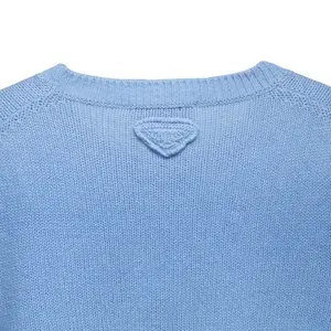 Prada Long-sleeved Crewneck Knitted Jumper