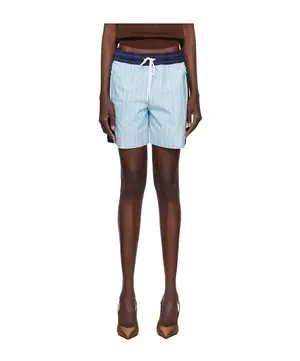 Casablanca Paneled Elasticated Drawstring Shorts