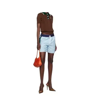 Casablanca Paneled Elasticated Drawstring Shorts