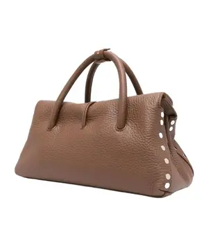 ZANELLATO Logo Shoulder Bag - Brown