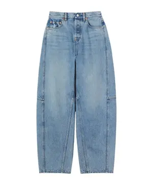 Gucci Gucci Balloon Denim Pants Light Blue