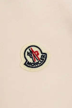 Moncler Logo Patch Gathered Dress - Pink