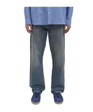 SUNFLOWER Belt Loop Jeans - Blue