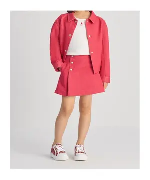 Dior A-line Buttoned Skirt