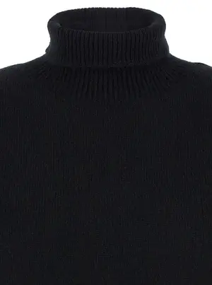 THE ROW Hepny Turtleneck Knitted Jumper - Black