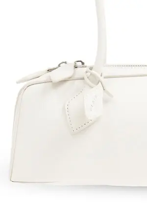 Alaïa Logo Shoulder Bag - Cream