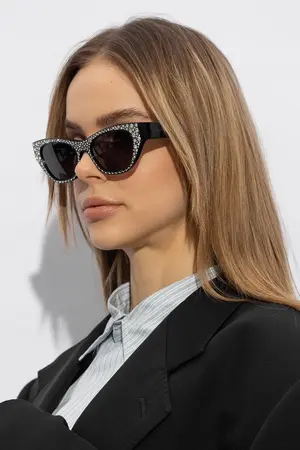 Alexander McQueen Embellished Cat-eye Sunglasses - Multicolor