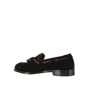 DOUCAL'S Tassel Detail Slip-on Loafers - Moro