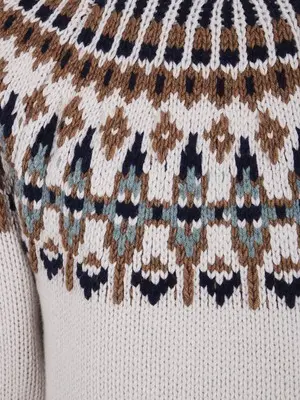 DONDUP Printed Turtle Neck Sweater