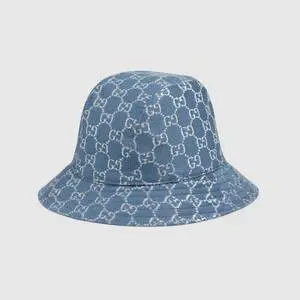 Gucci Gg Lamé Bucket Hat