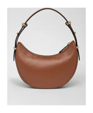 Prada Arqué Shoulder Bag - Cognac