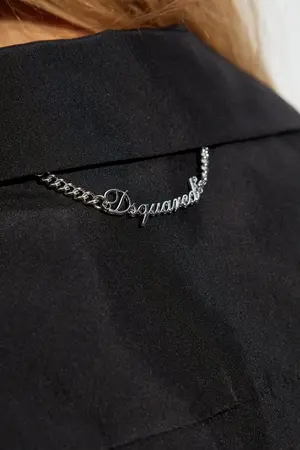Dsquared2 V-neck Top With Pleated Details