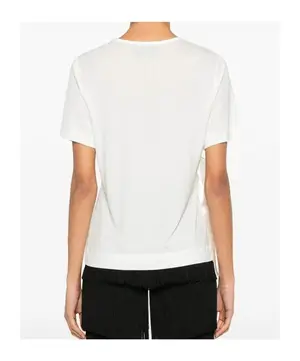 Simone Rocha Bow Detail Crewneck T-shirt - Ivory