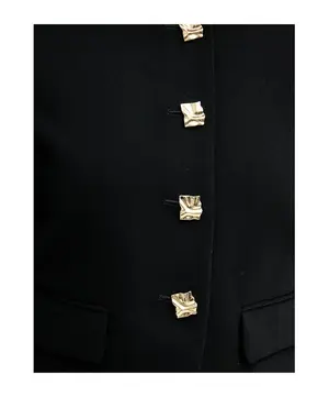 Marella Long Sleeve Jacket With Gold Button Detail