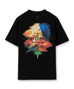 WOOYOUNGMI Short-sleeved T-shirt With Logo Pattern