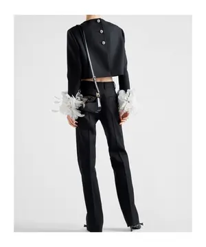 Prada Tailored Straight-leg Trousers - Black