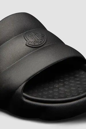 Moncler Logo Embossed Slides