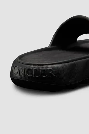 Moncler Logo Embossed Slides