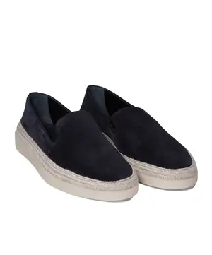 Prada Round Toe Slip-on Loafers