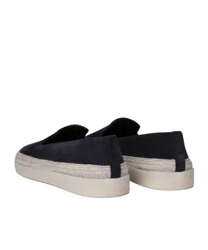 Prada Round Toe Slip-on Loafers