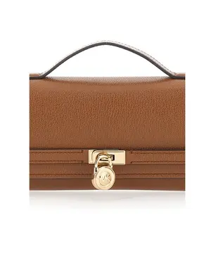 Michael Kors Hamilton Foldover Top Clutch Bag With Top Handle