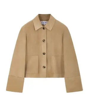 Loewe Turn-Up Cuff Jacket Brown
