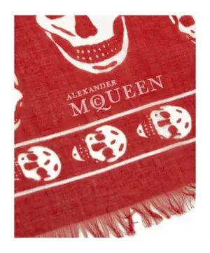 Alexander McQueen Skull Printed Scarf